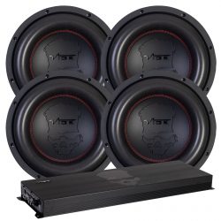 VIBE DEATHBASS12 - 12" Subwoofer & Amplifier Bundle