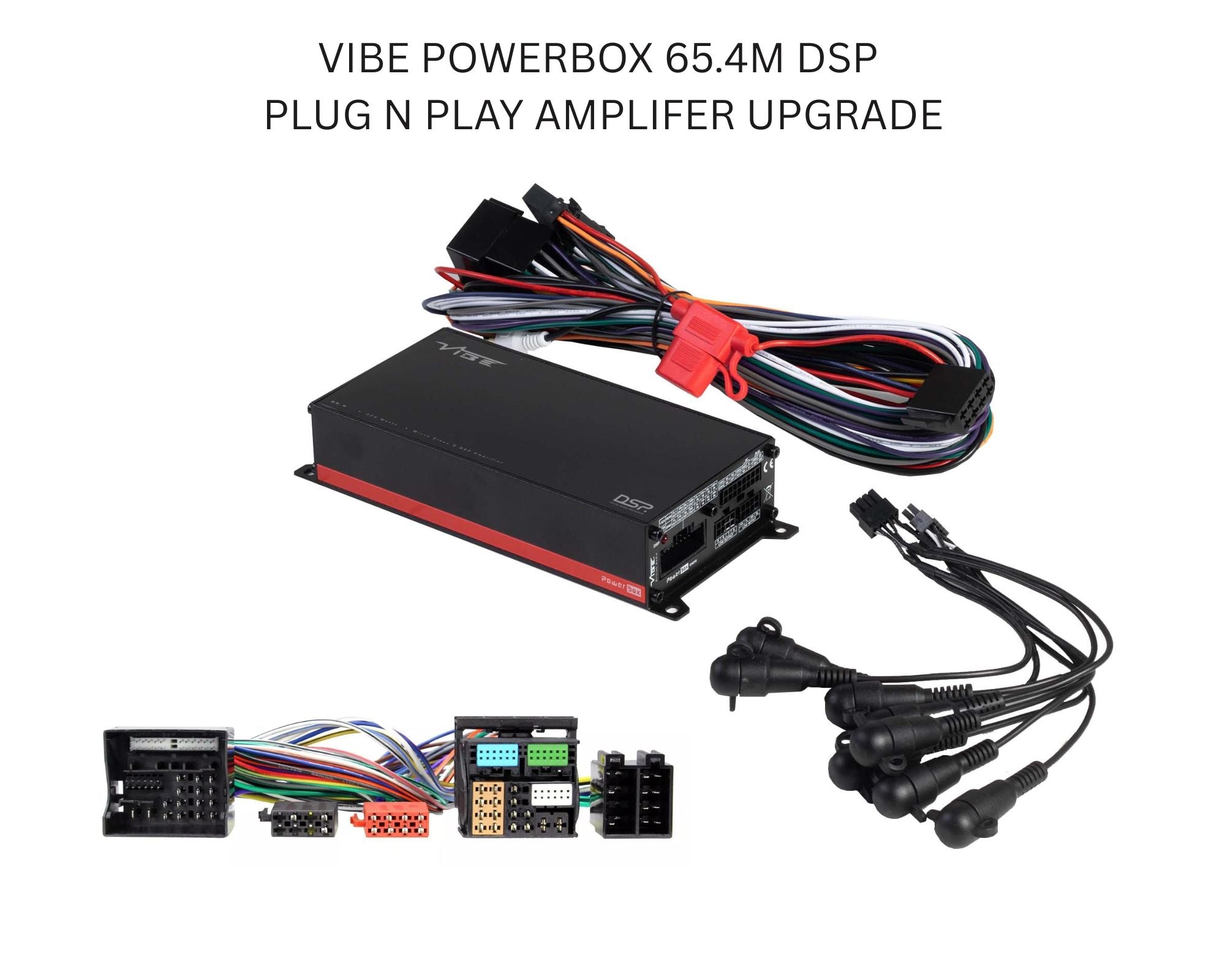 VW MK4 CADDY PLUG N PLAY VIBE 4 CHANNEL DSP AMPLIFIER UPGRADE