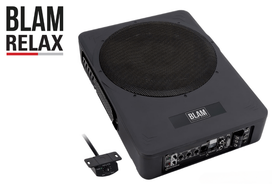 BLAM RELAX MSA 25 P - Extra-Slim Underseat Subwoofer With Integrated A